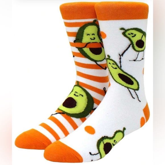 Accessories | Avocado Craze Colorful Mismatch Avocado Unisex Novelty ...